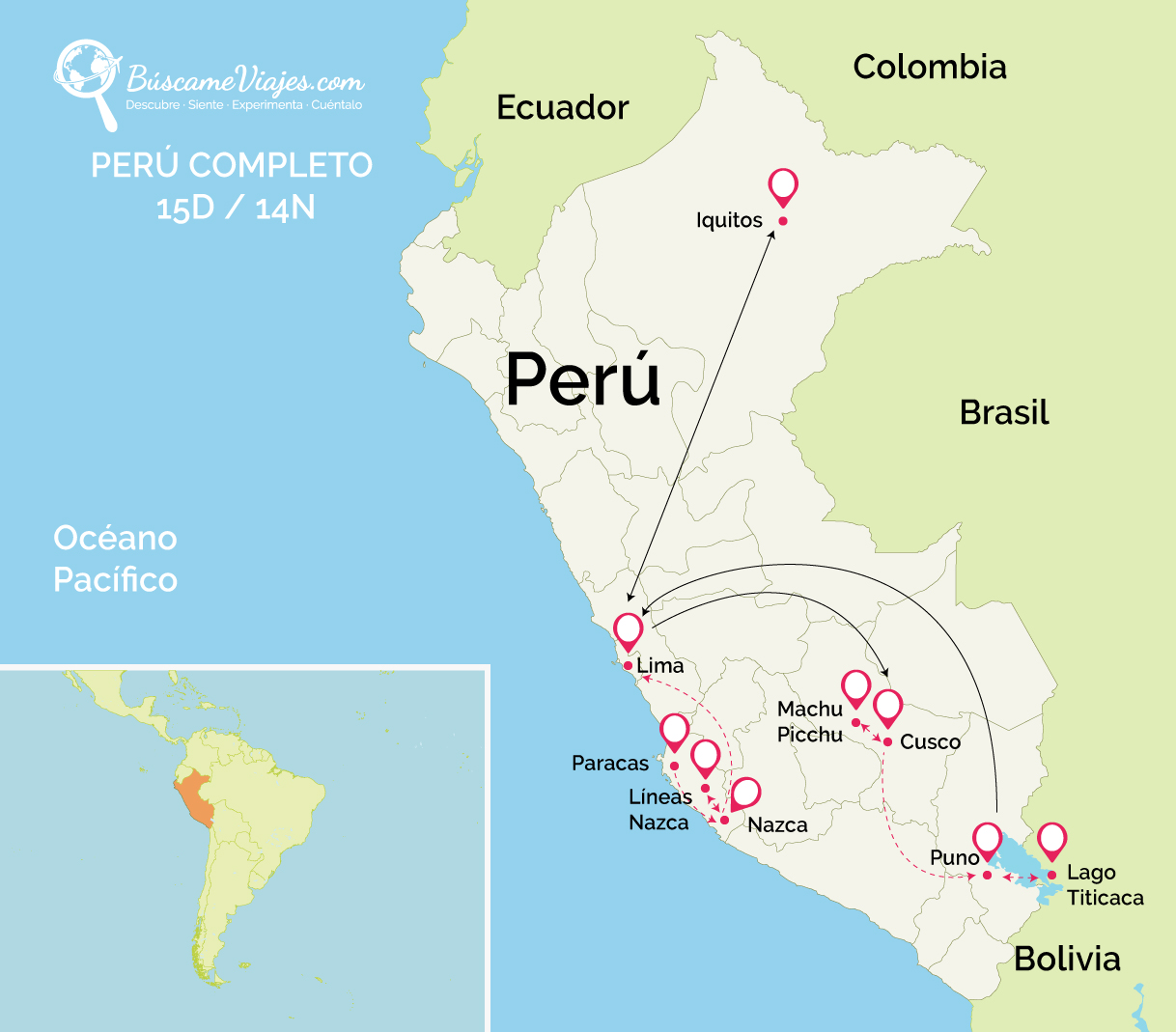 mapa-perú-completo - BúscameViajes
